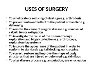 Introduction of general principle of surgery | PPT