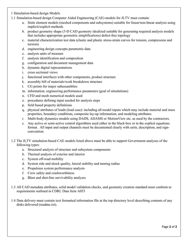 Attachment 0028 m&s cae models | PDF