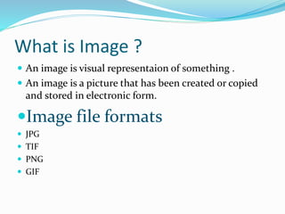 Image and graphics editing | PPTX