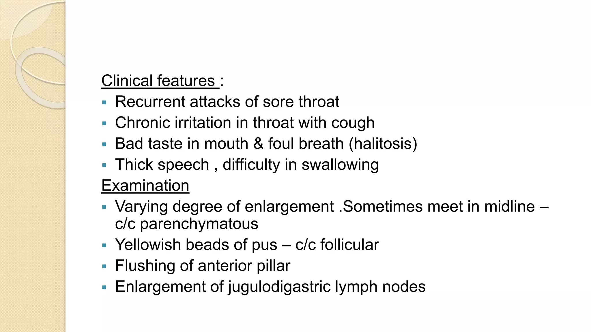applied anatomy and diseases of tonsil | PPTX