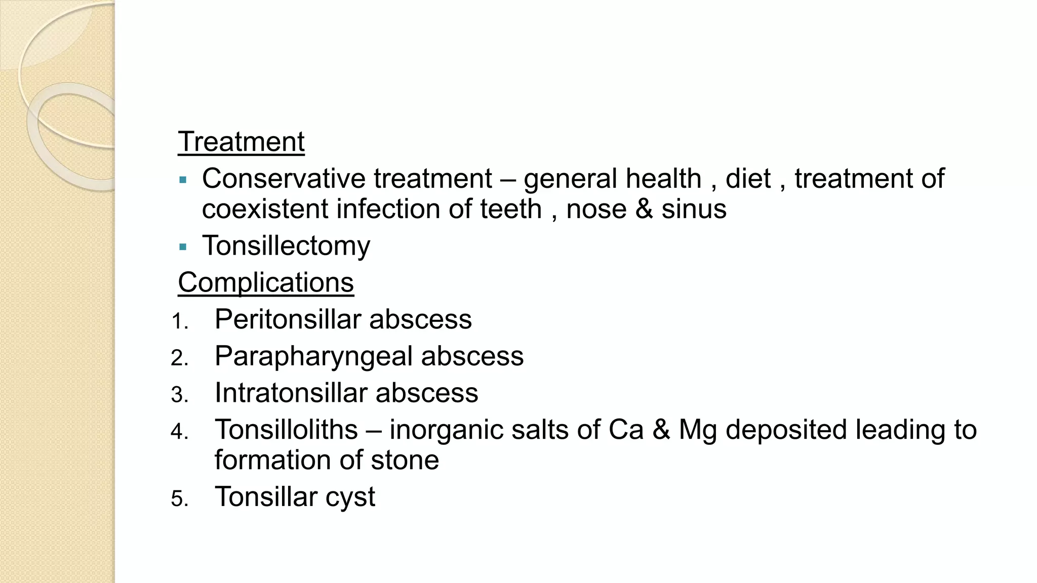applied anatomy and diseases of tonsil | PPTX
