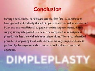 DIMPLEPLASTY | PPTX