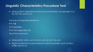 Procedure Text | PPT