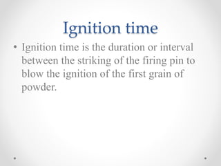 Internal Ballistics | PPTX