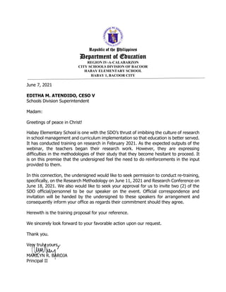 Attachment 2 habay es-proposal-for-research-re-training-and-conference ...