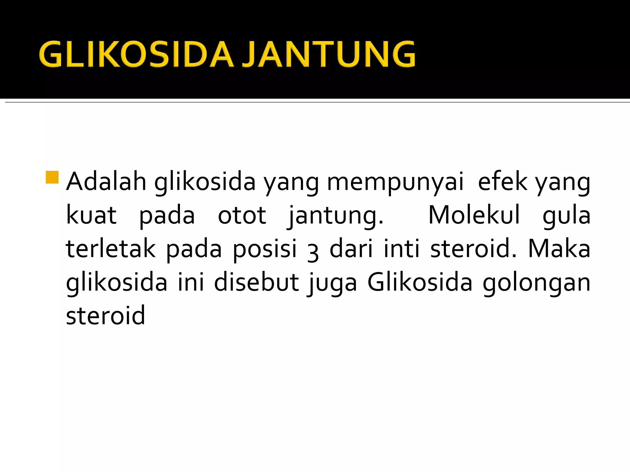 Glikosida | PPT