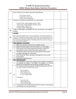 Attachment 38 hpu whb boil out procedure | PDF