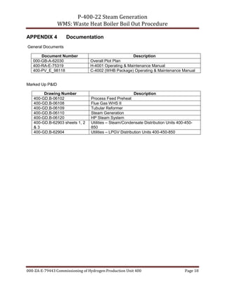Attachment 38 hpu whb boil out procedure | PDF