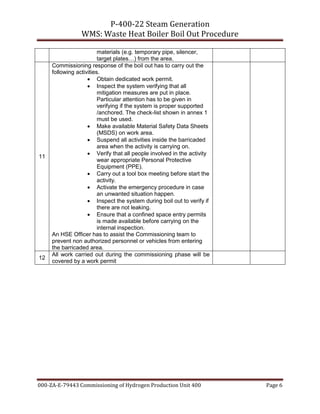Attachment 38 hpu whb boil out procedure | PDF