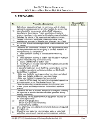 Attachment 38 hpu whb boil out procedure | PDF