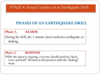 Attachment 3) How to Conduct Earthquake Drill.pdf | First Aid | Injuries