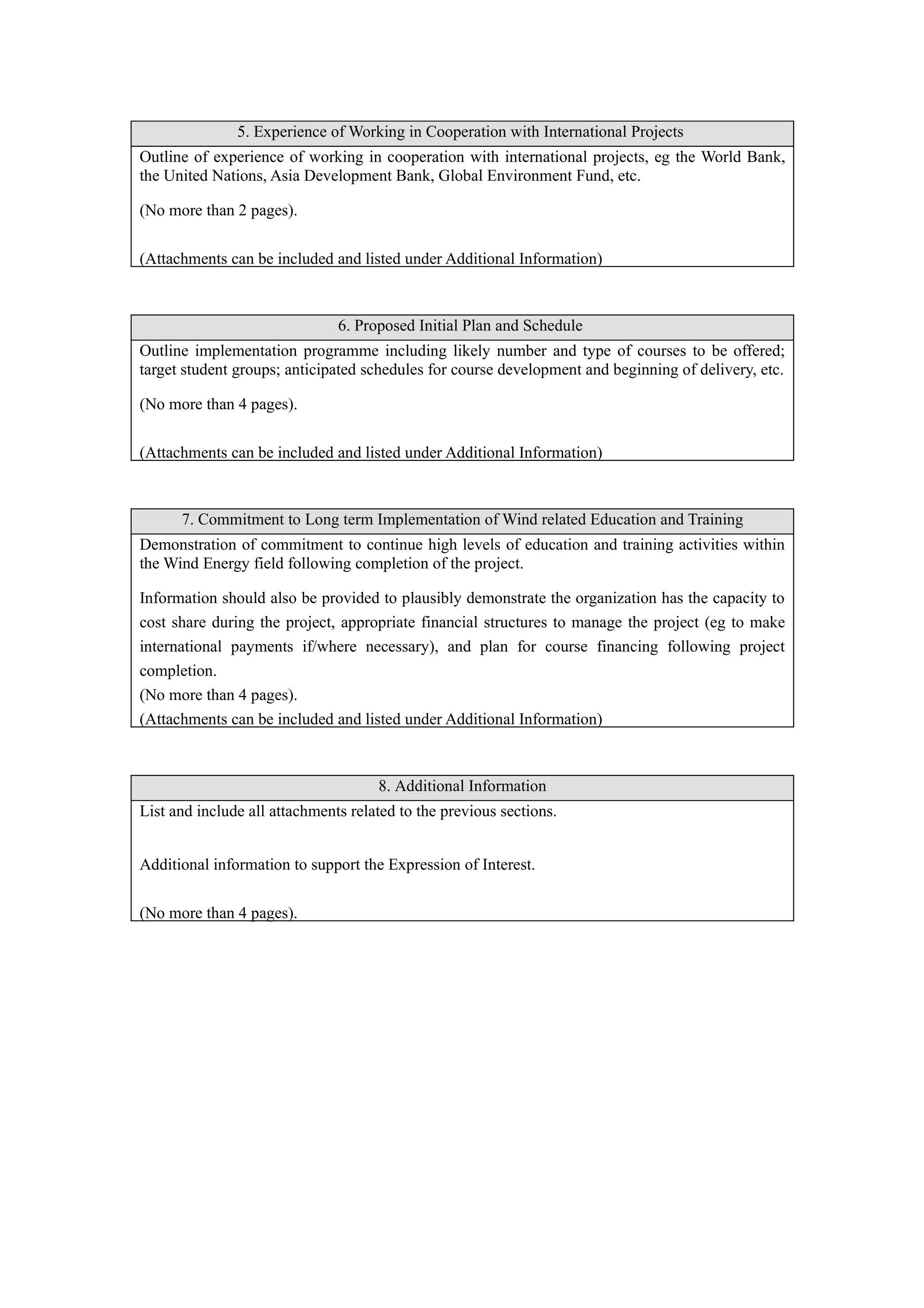 Attachment 4 standard format for eoi and its guidelines | DOC