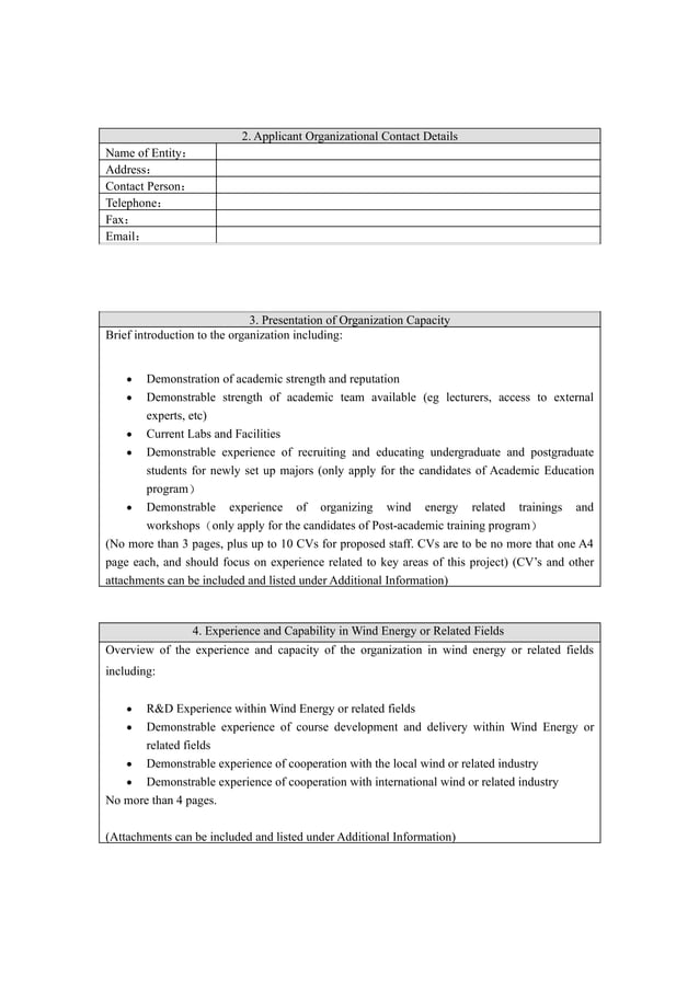 Attachment 4 standard format for eoi and its guidelines | PDF