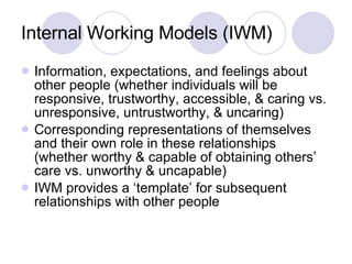 Attachment And Children In Care 45 Slide Handout | PPT