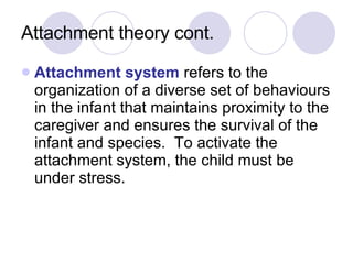 Attachment And Children In Care 45 Slide Handout | PPT