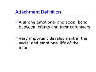 Attachment bowlby ainsworth | PPT