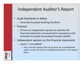 Item #6 - 2015 Audit Presentation | PPT