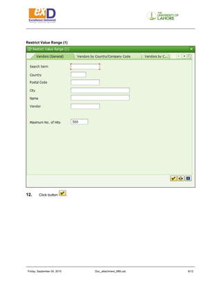 Attachment creation in sap | PDF