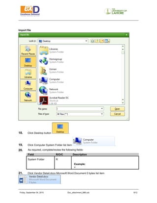 Attachment creation in sap | PDF