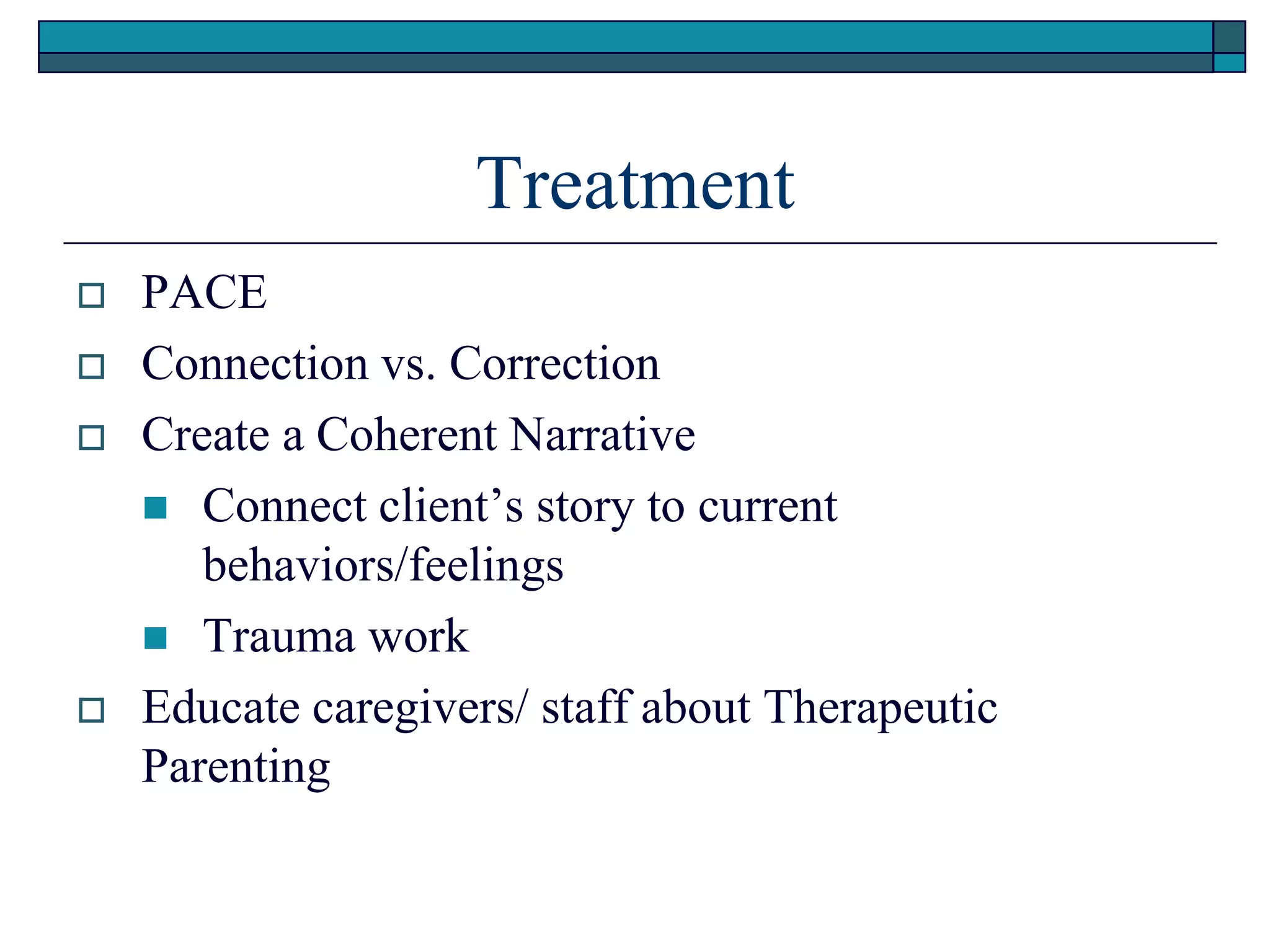 Attachment disorders presentation | PDF