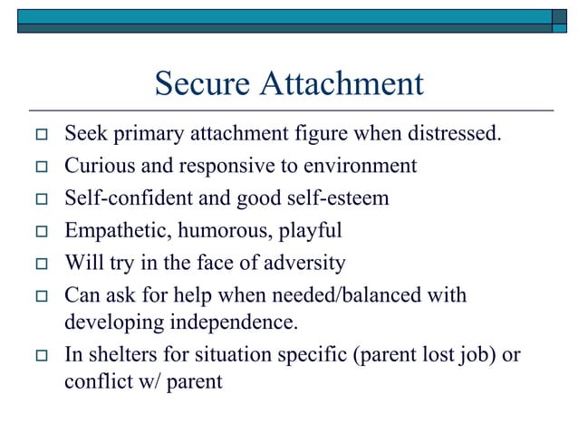 Attachment disorders presentation | PDF | Physical Therapy | Wellness