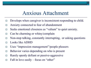 Attachment disorders presentation | PDF