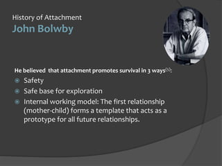 Attachment Theory and Parenting | PPTX