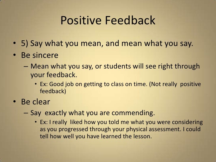 Attachment I How To Give Feedback