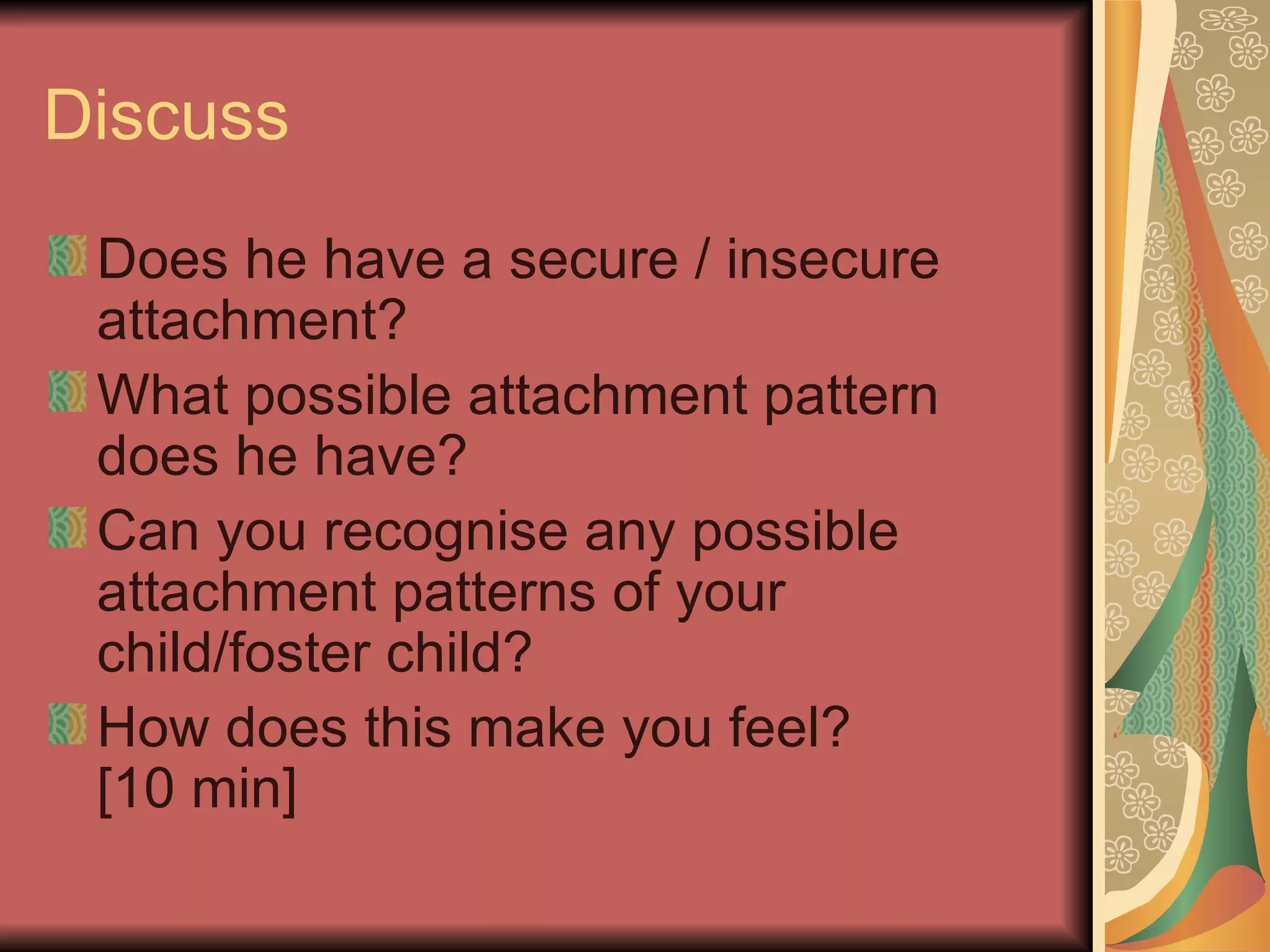 Attachment presentation | PPT