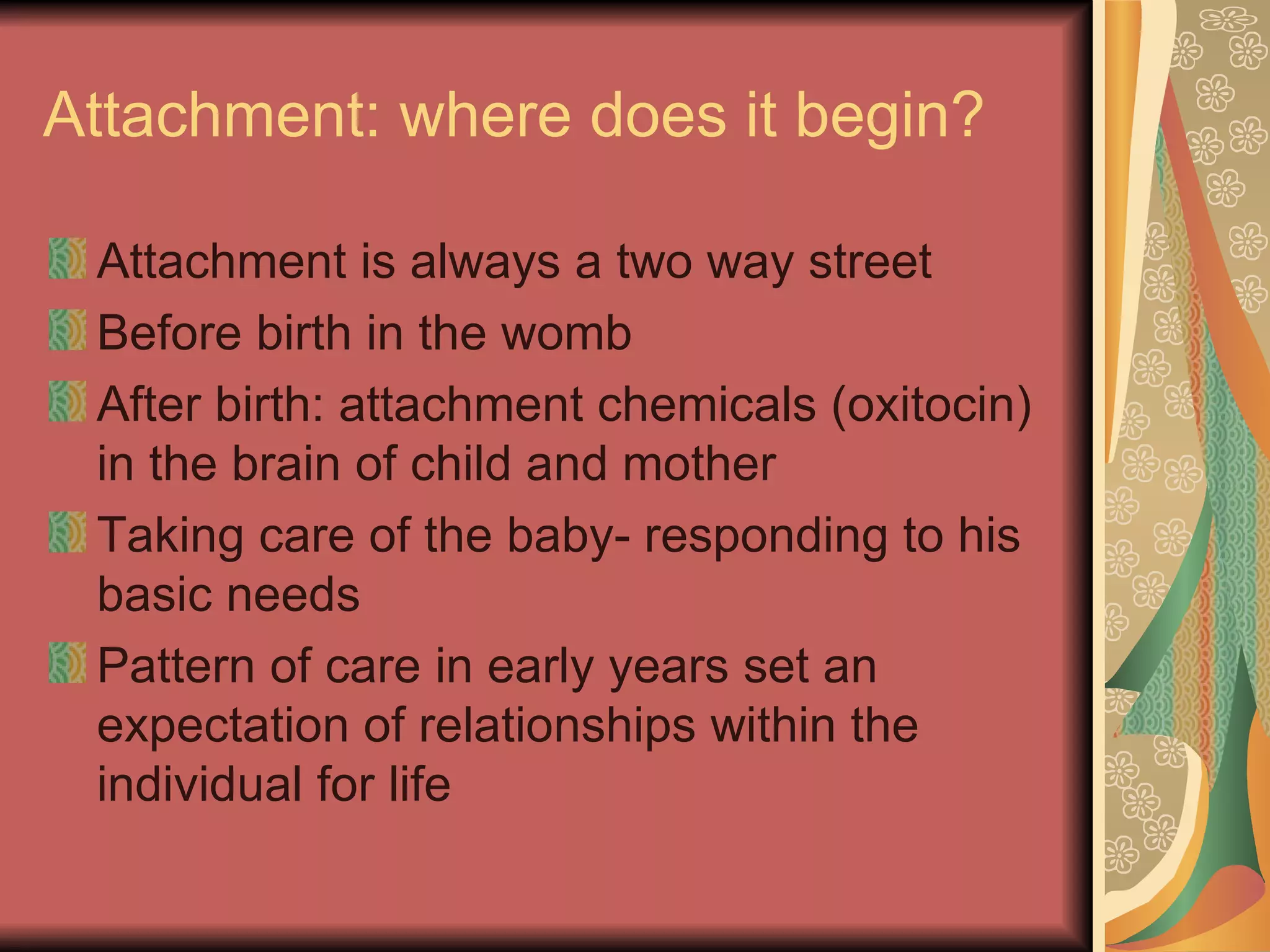 Attachment presentation | PPT