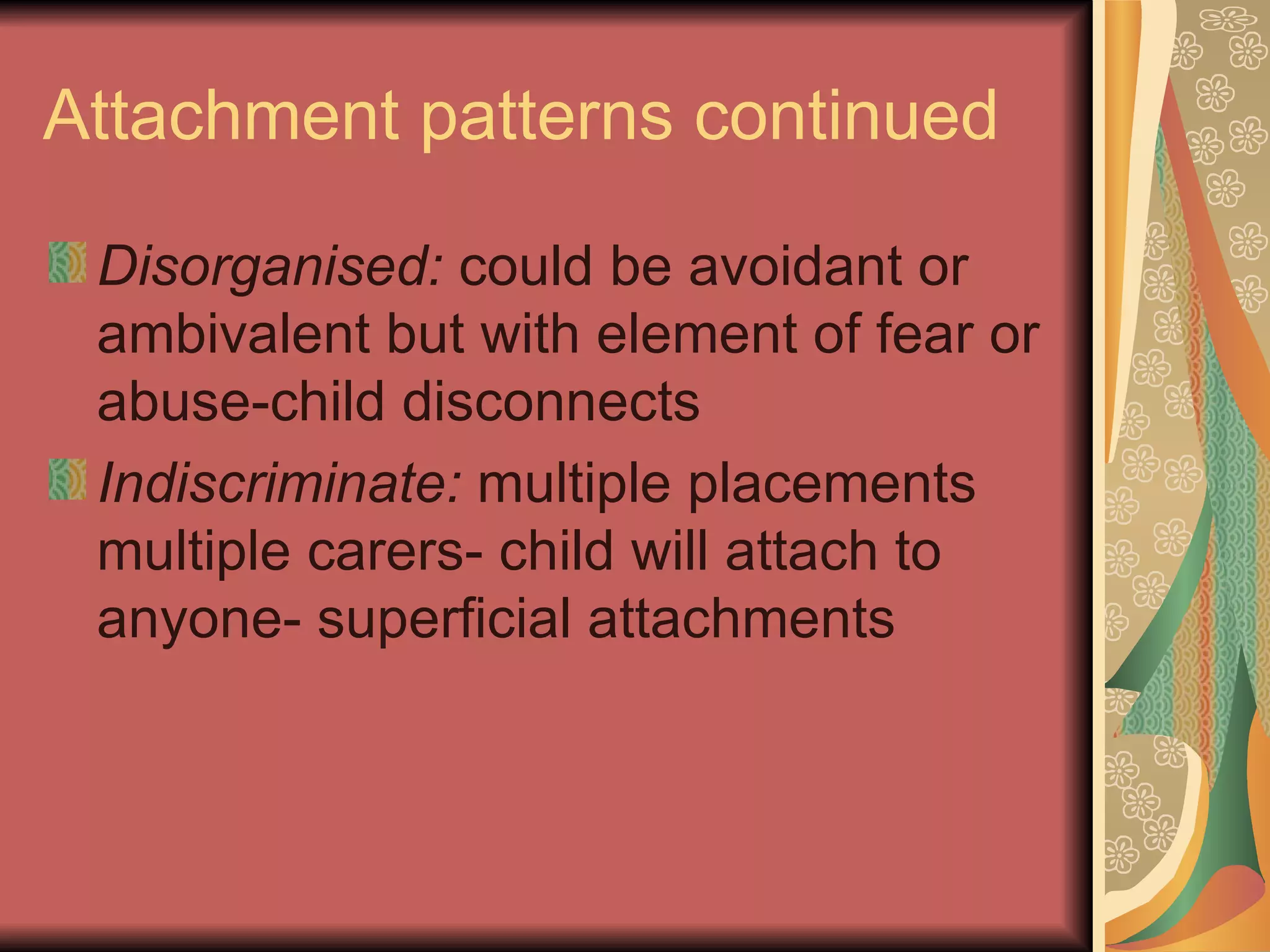 Attachment presentation | PPT