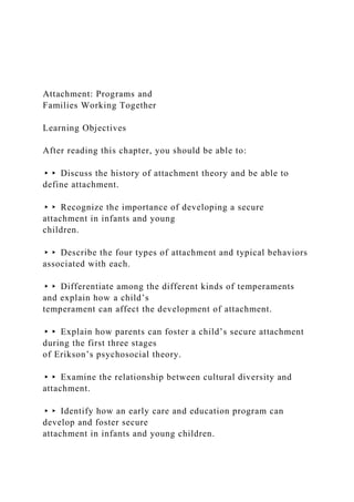 Attachment Programs and Families Working Together Learn.docx