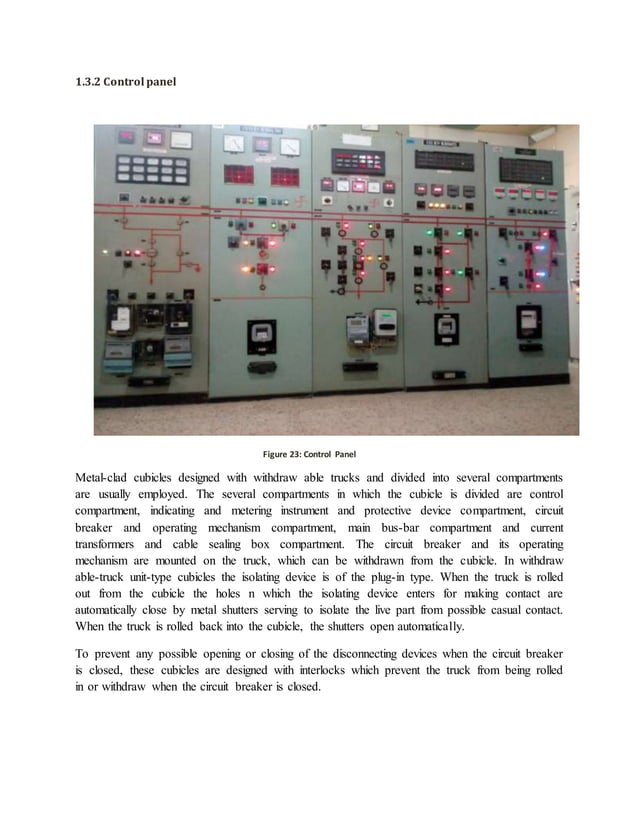 substation internship report | DOCX