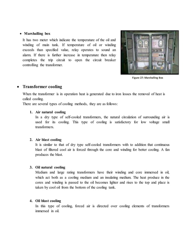 substation internship report | DOCX