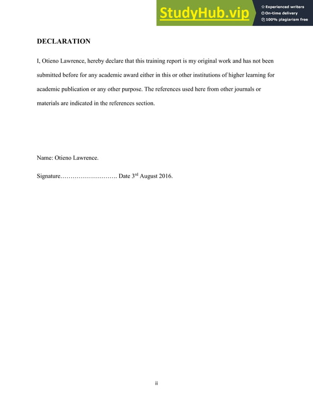 ATTACHMENT REPORT SAMPLE | PDF