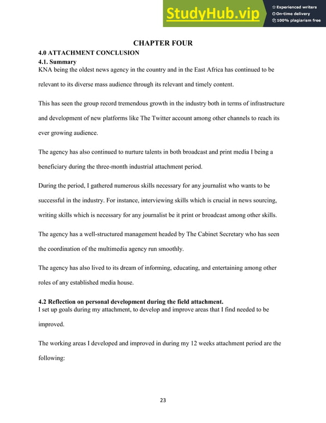 ATTACHMENT REPORT SAMPLE | PDF