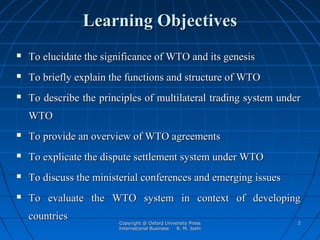 WTO NOTES | ZIP