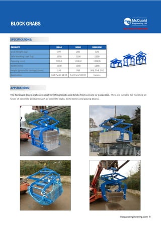 McQuaid Engineering Attachments brochure | PDF