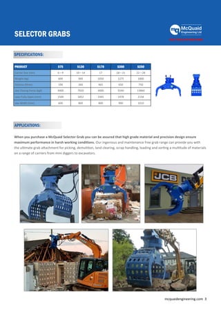 McQuaid Engineering Attachments brochure | PDF
