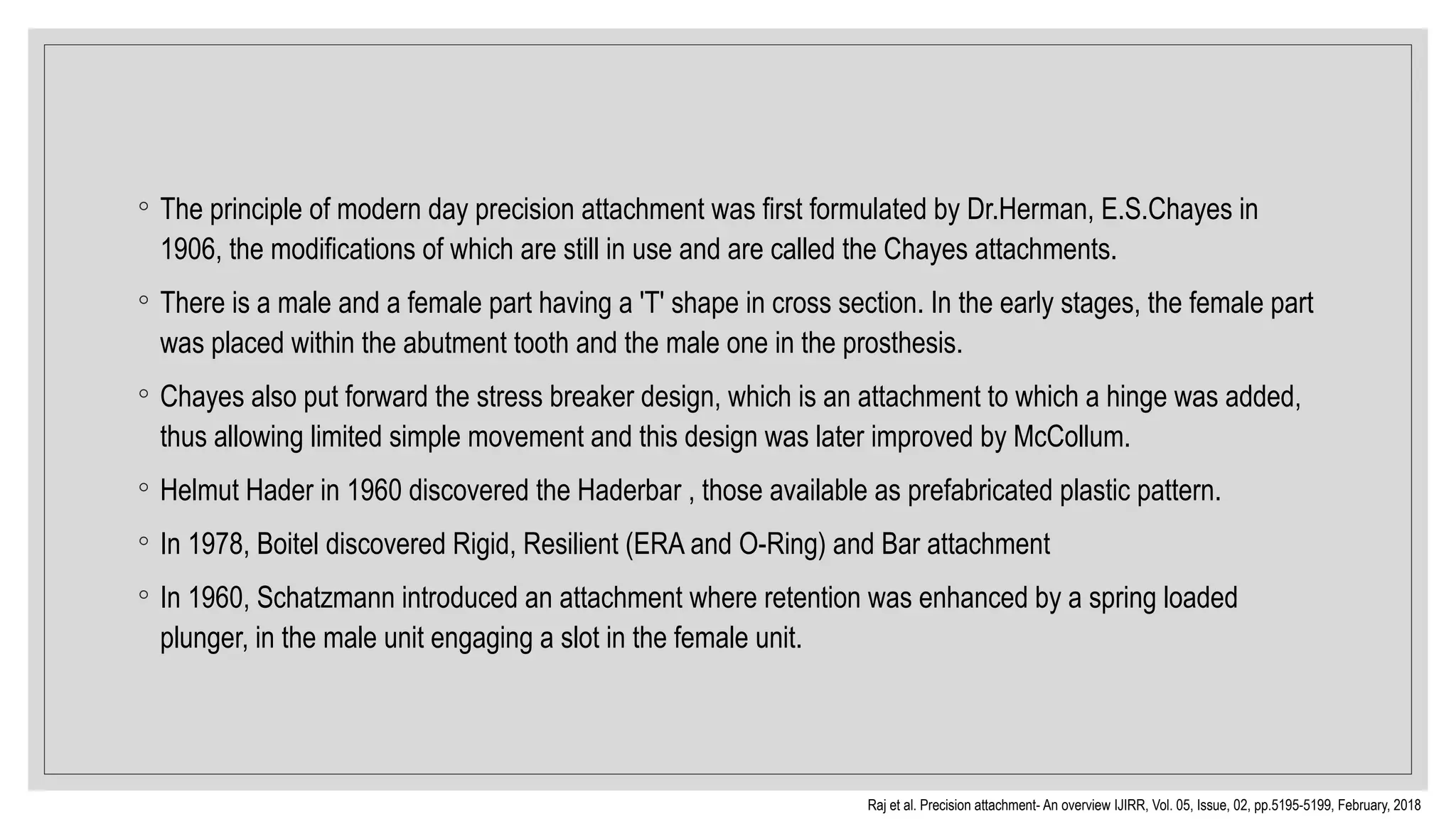ATTACHMENTS IN RPD.pptx MFS dentistry …// | PPTX