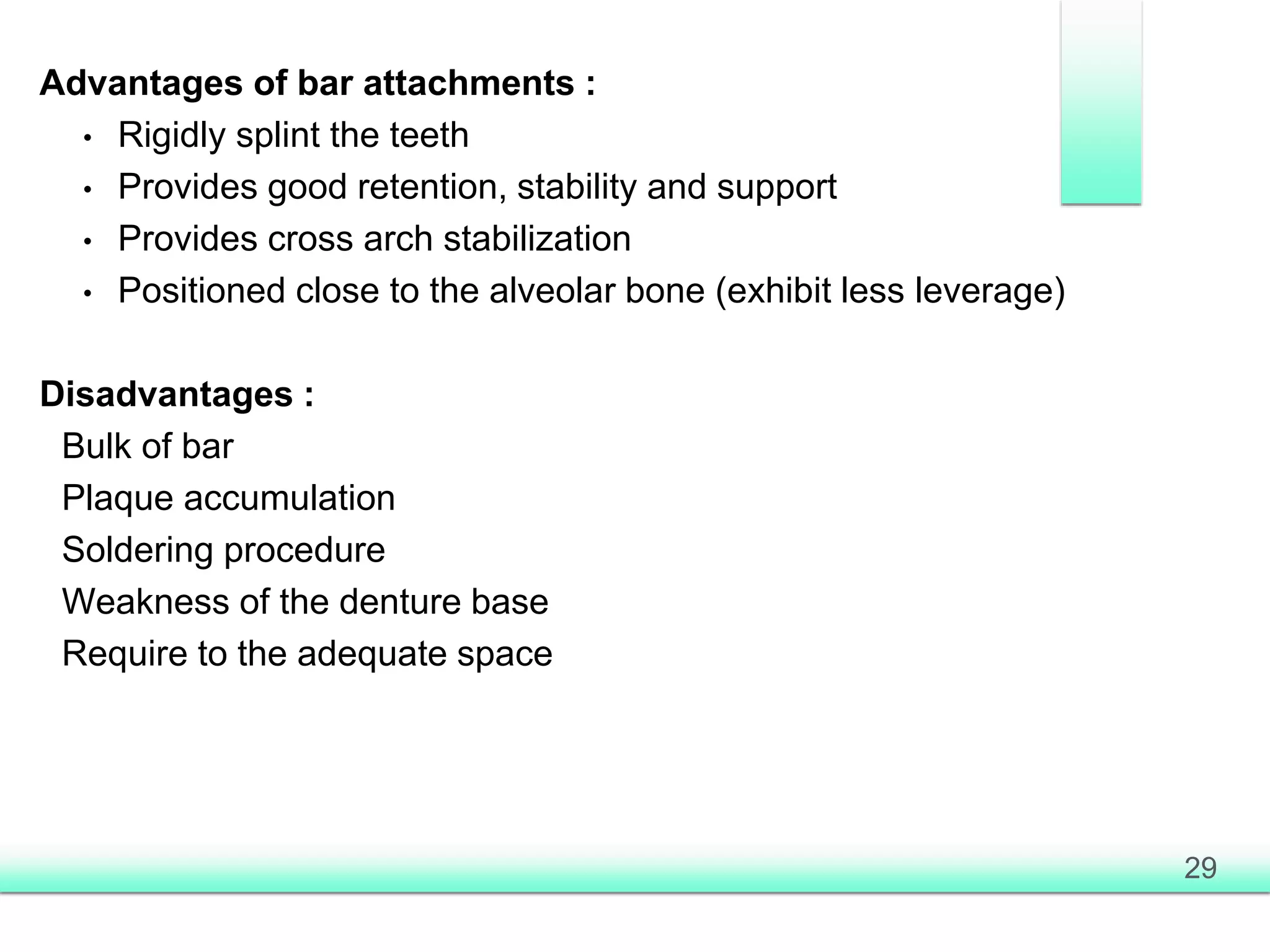 Attachments in removable partial prosthesis | PPTX