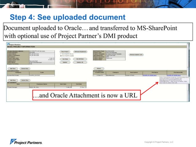 Upload Oracle Ebs Attachments Via Ms Excel Templates Using Project Partners Ui Apps Ppt