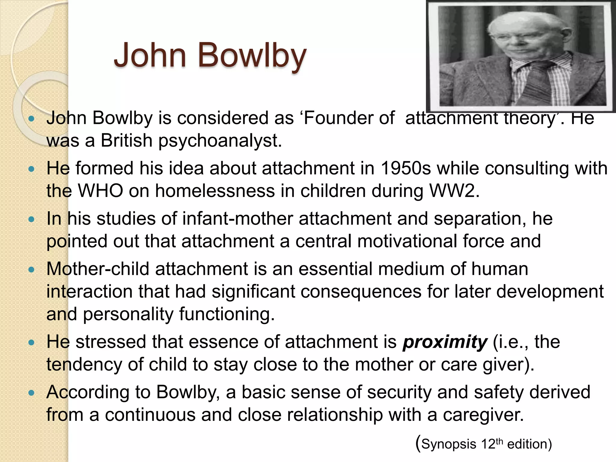 attachment theory-1.pptx | Parenting Babies and Toddlers | Parenting