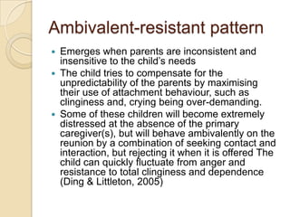 Attachment theory | PPTX