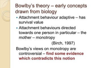 Attachment theory | PPTX