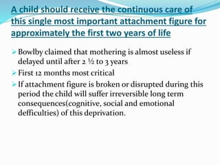 Attachment theory | PPTX