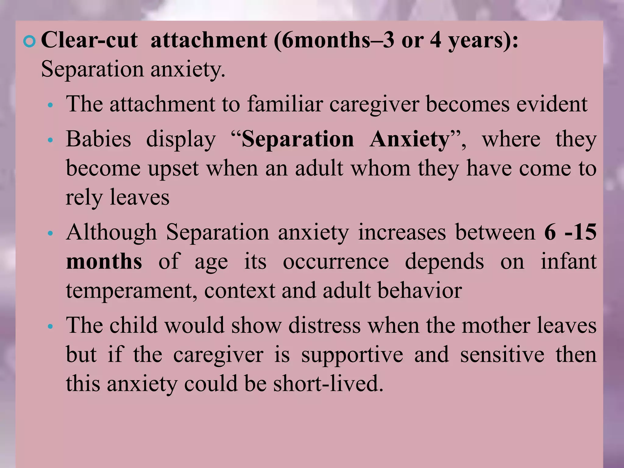 Attachment theory | PPTX