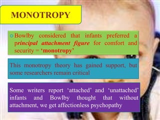Attachment theory | PPTX