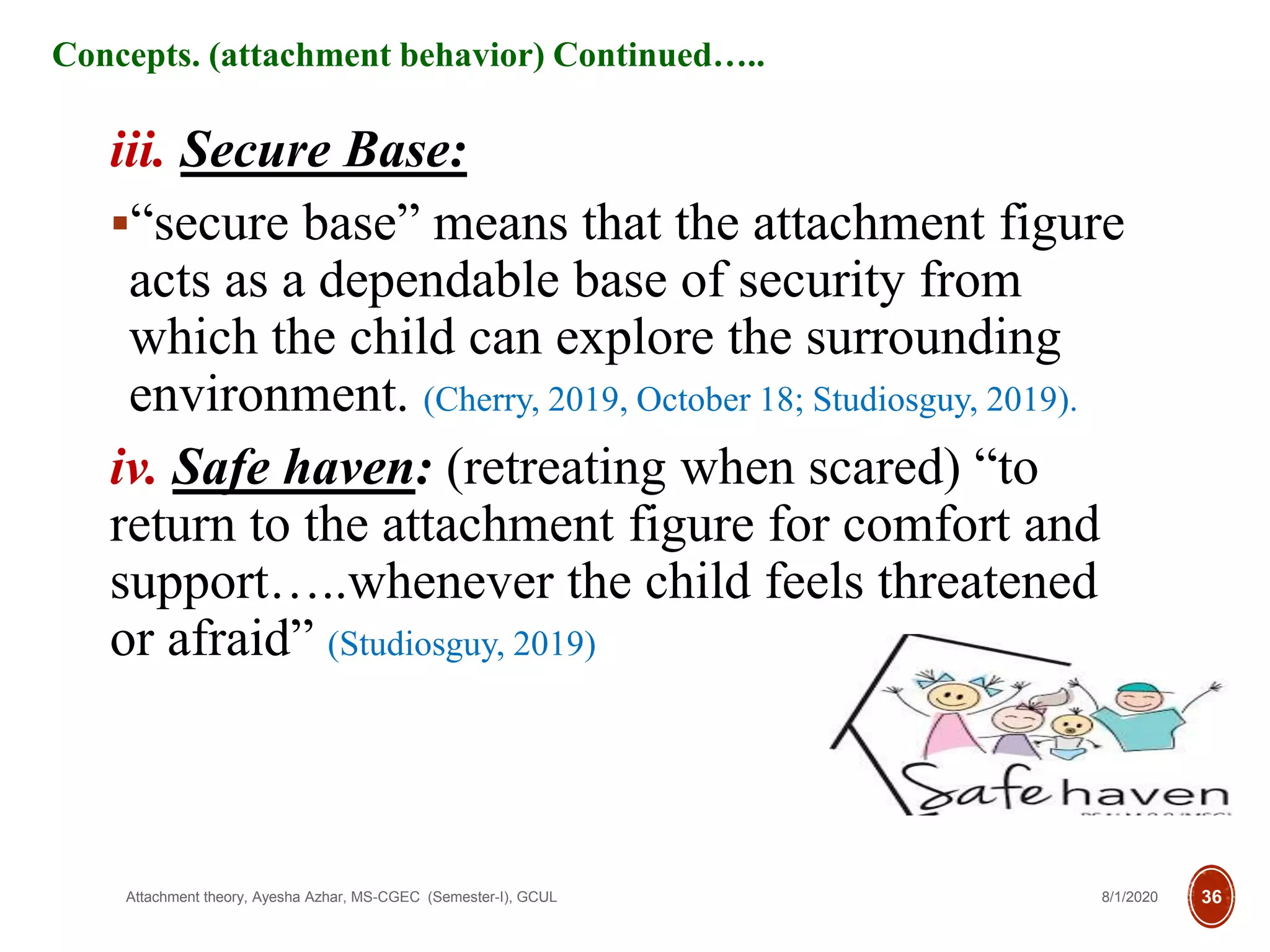 Attachment Theory, Description & Implications for Schools | PPTX