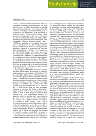 Attachment Theory In Adolescence And Its Relevance To Developmental ...